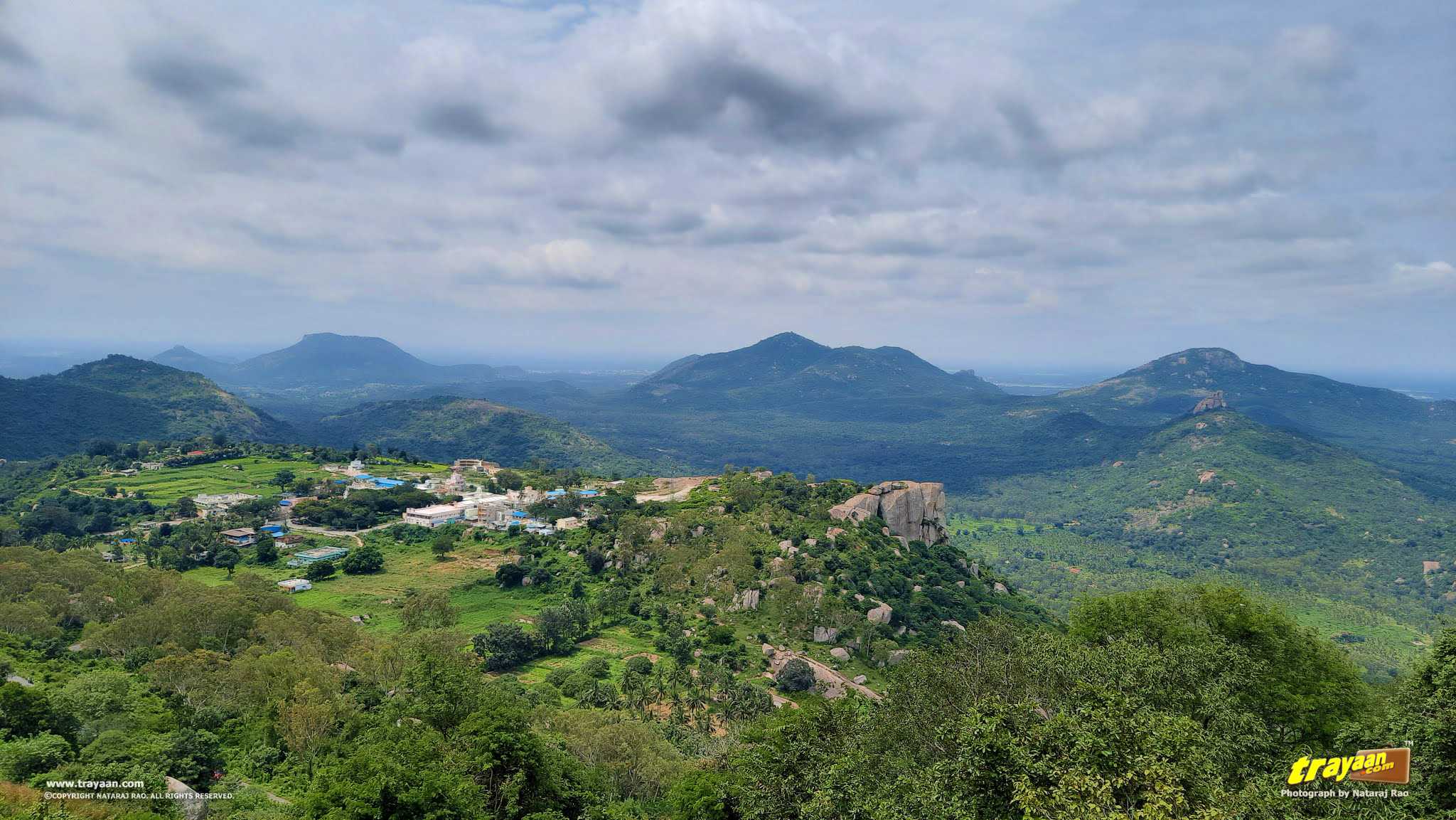 The spectacular Devarayanadurga and a natural spring called Namada ...