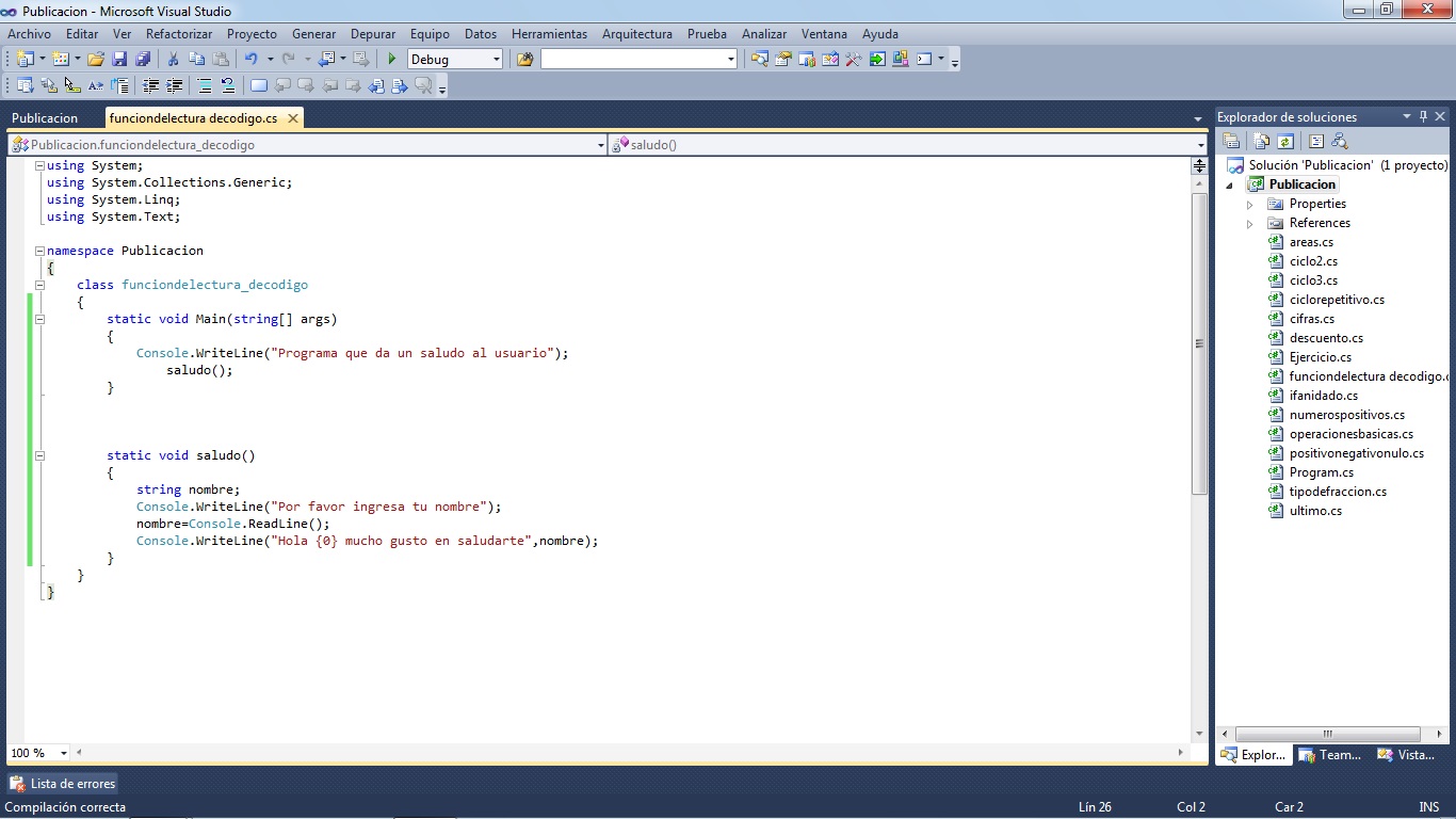 Programación en C# Cap.3