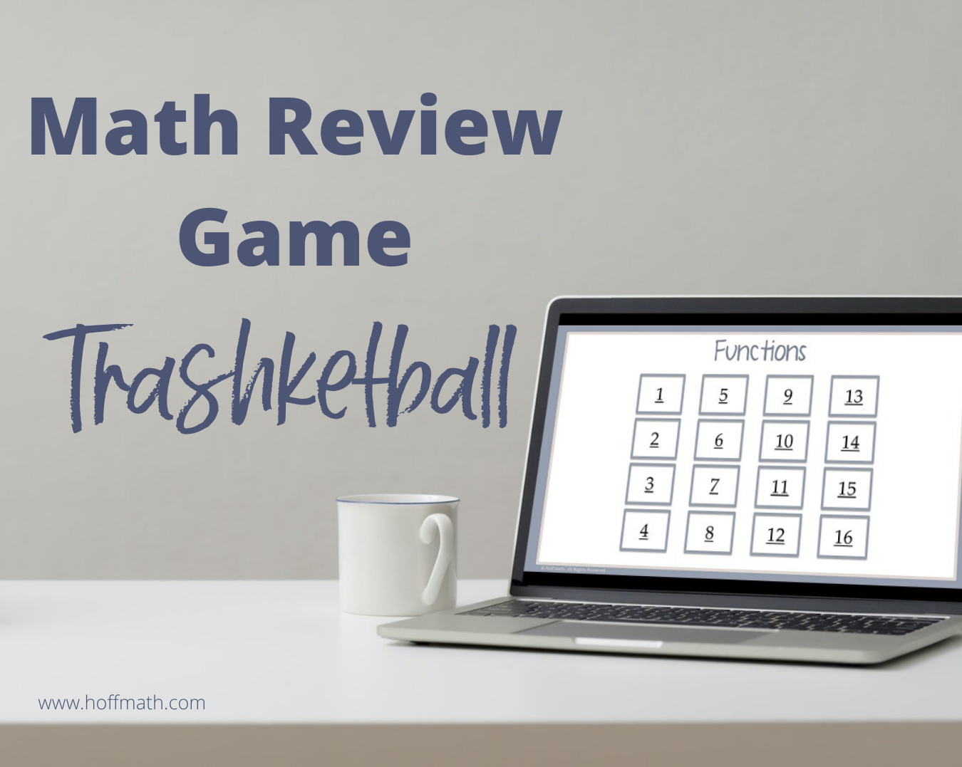 Math Review Game "Trashketball" [Hoff Math]