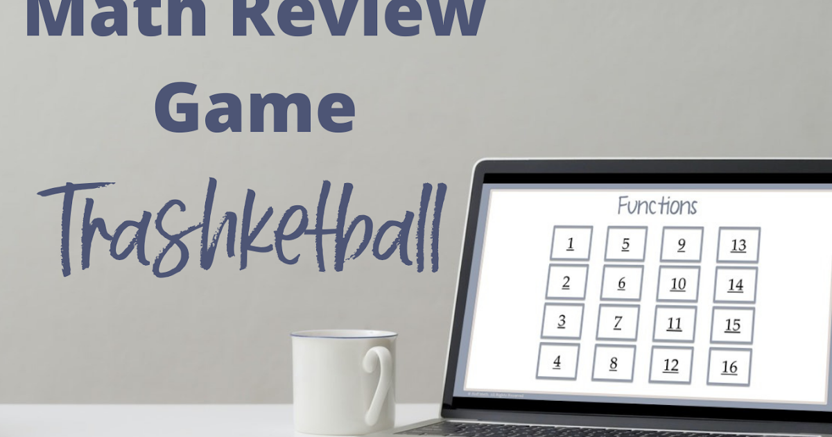 Math Review Game "Trashketball" [Hoff Math]