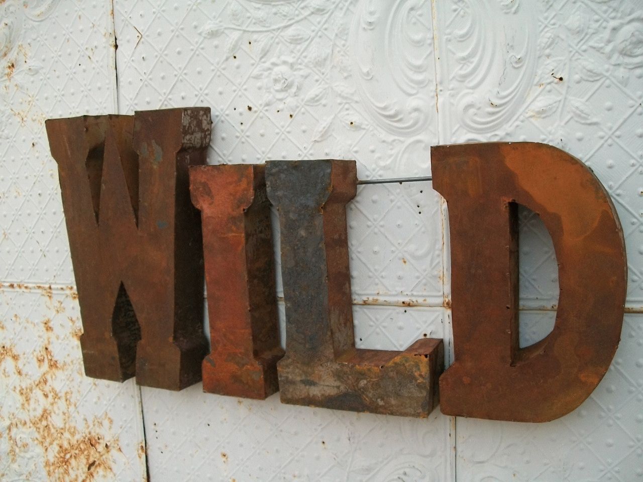 Decorative Metal Letters ~ Thankyou Letter