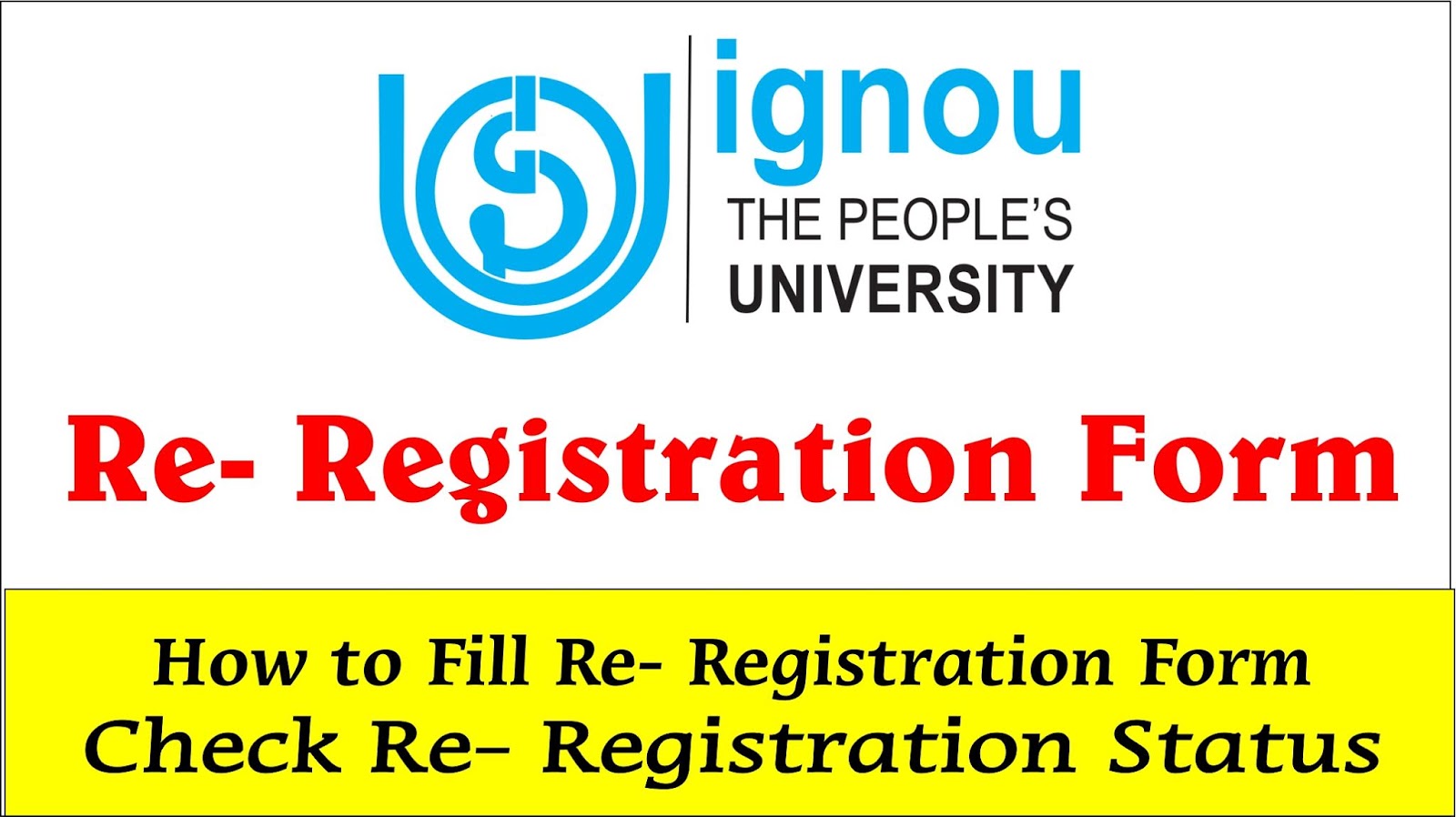 IGNOU Re Registration July 2020 Started Last Date My Exam Solution ignou-re-registration-july-2020-started-last-date-my-exam-solution