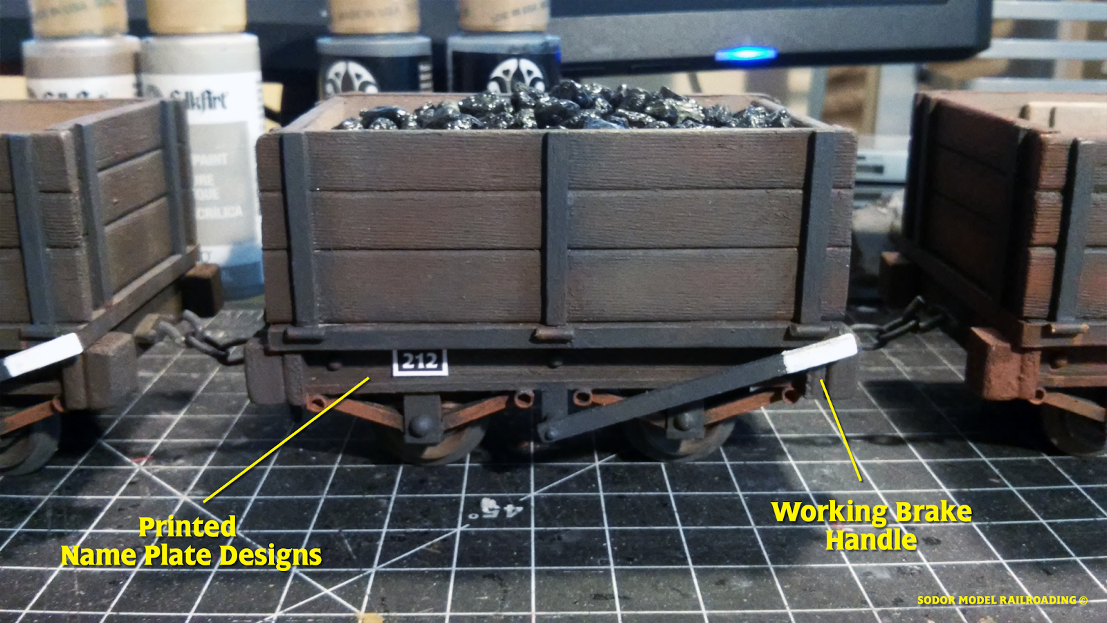 SodorModelRailroading: Scratch-Built Open Wagons | 16mm Scale | #2
