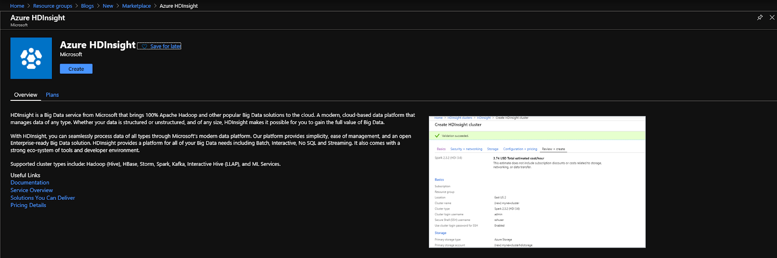 Anupama Natarajan: Data Platform Tips 55 - Create Azure HDInsight ...