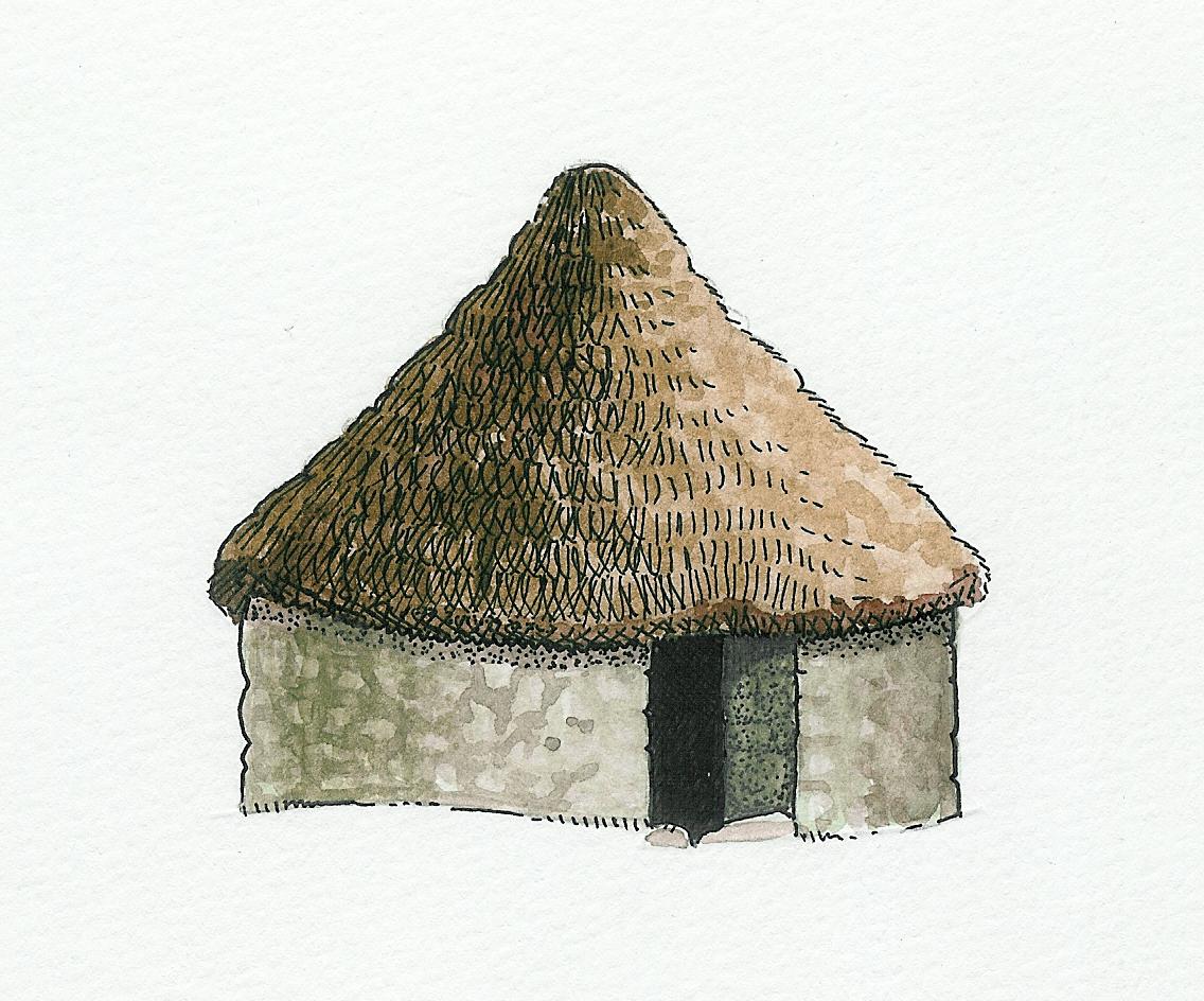 Chozas de Córdoba.: Choza de la Cañada de las Chozas (Cardeña).