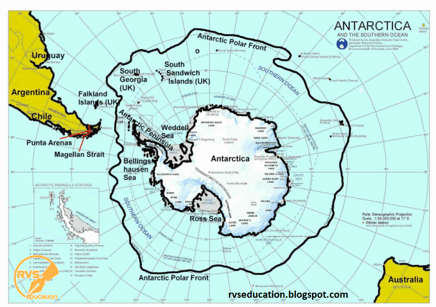 दक्षिणध्रुवीय महासागर (अंटार्कटिक महासागर) Southern Ocean (Antarctic Ocean)