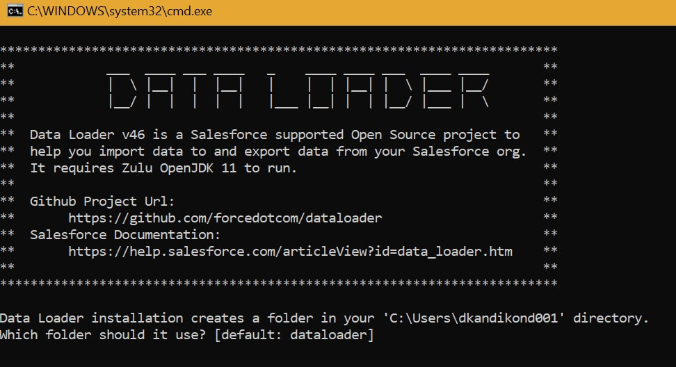 Salesforce Bytes: Data Loader With Zulu Open JDK 11 Installation