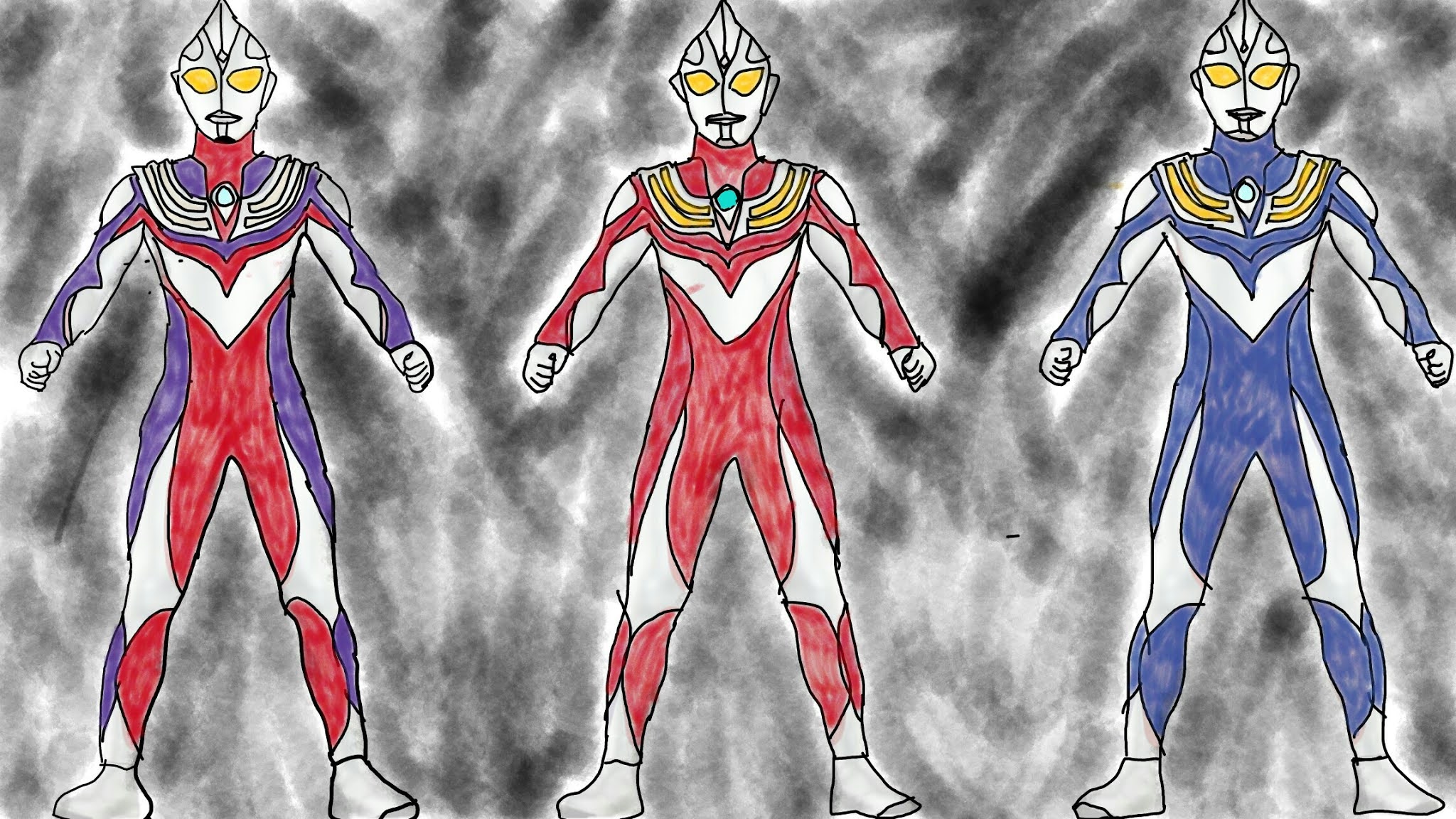 Fungsi warna dan Kekuatan Ultraman 3