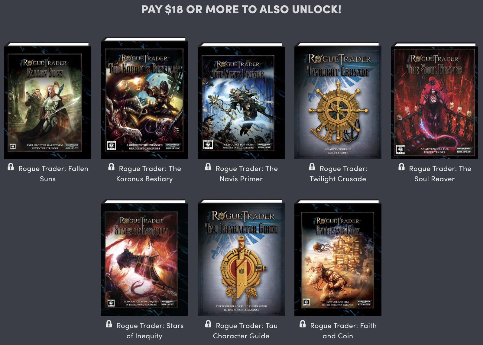 Tenkar's Tavern: Humble Bundle - Warhammer 40k Roleplay - Rogue Trader