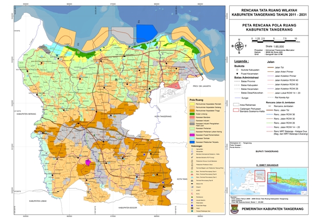 Penjuru Alam //Eiki_Ayu//: Peta Rencana Pola Ruang Kabupaten Tangerang ...
