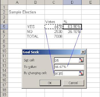 sharing: How to Use Goal Seek in Spreadsheet