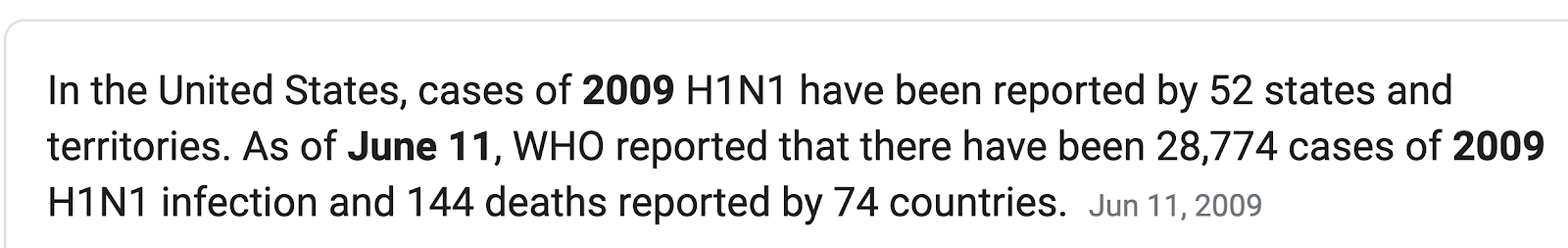 WHO's N1H1 (Swine Flu) pandemic declaration of June 11, 2009 & the ...