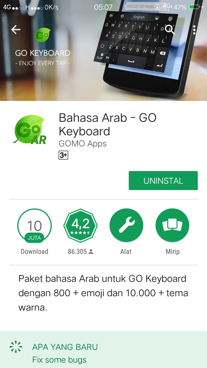 Cara Menulis Arab Di Android Memakai Go Keyboard - Android Tutorial
