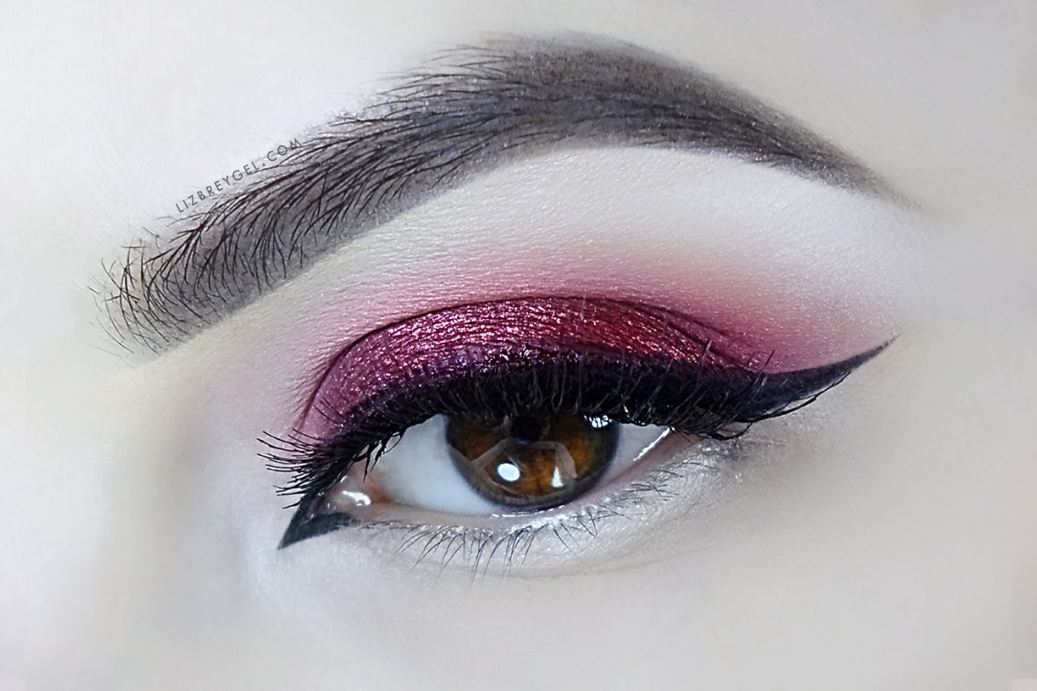 Eye Look Inspired by July Birthstone Ruby | Step-by-Step Makeup ...