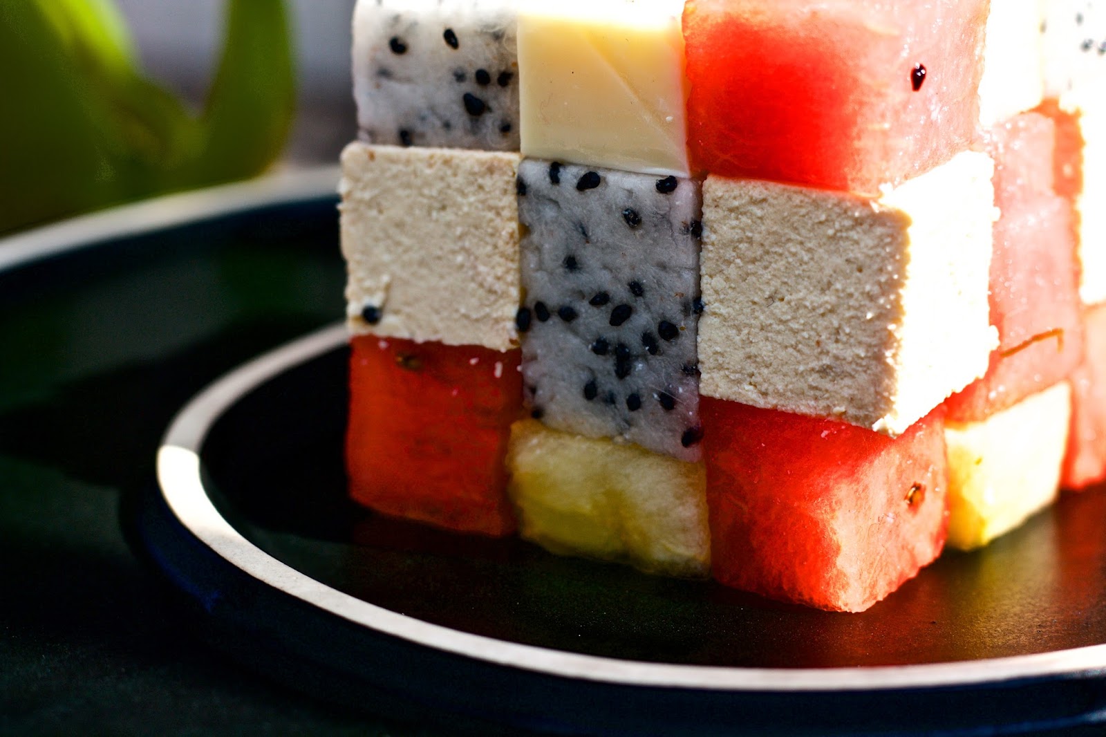 RUBIK CUBE SALAD - Tryst with Taste