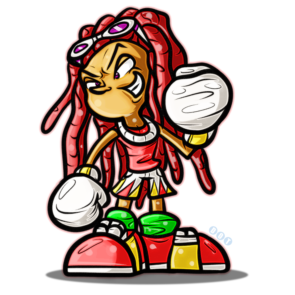 Human Knuckles - Sonic The Hedgehog