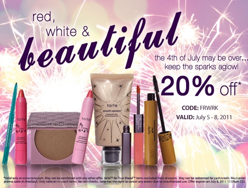 The Dark Side of Beauty: Urban Decay Friends and Family Sale and Tarte ...