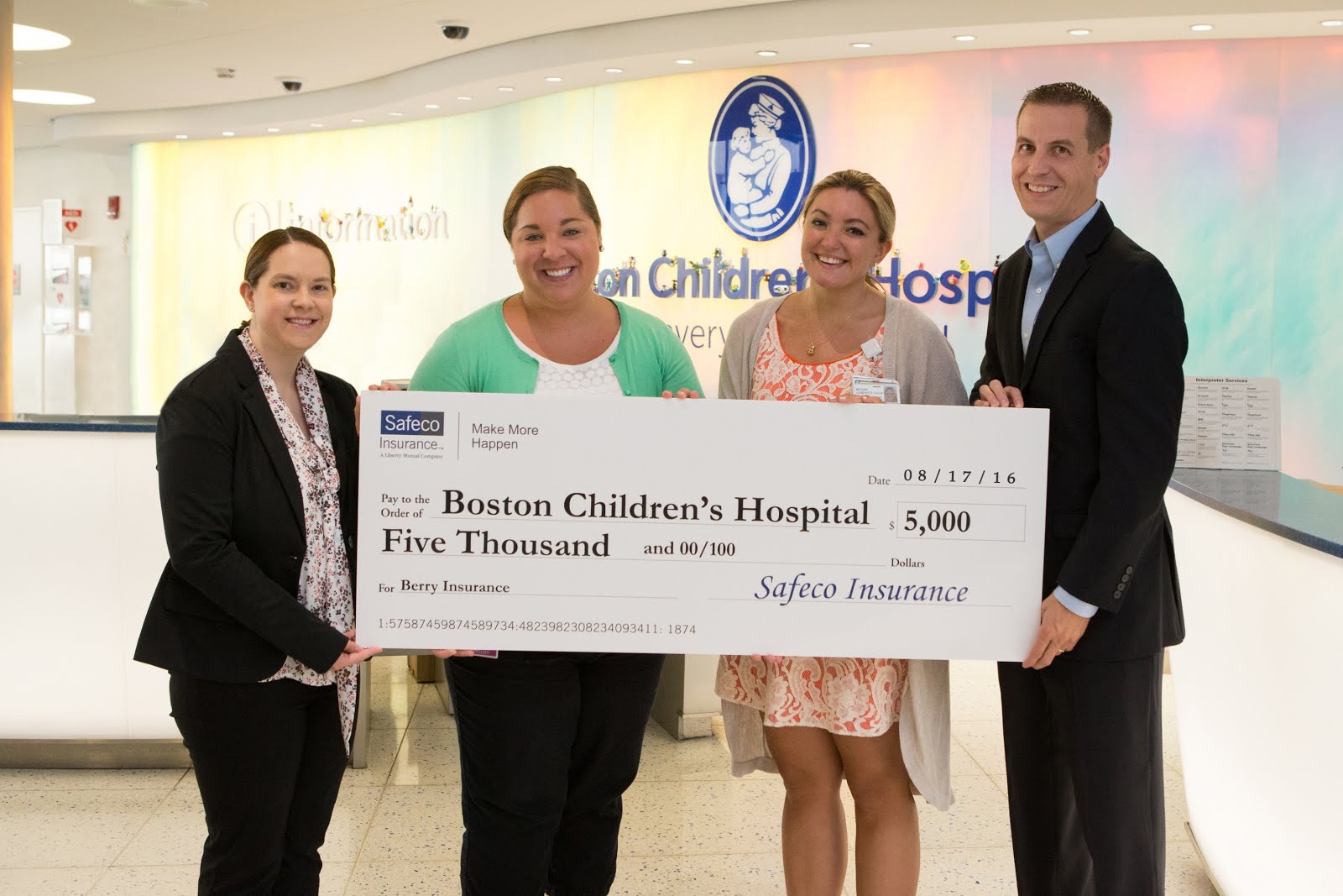 Franklin Matters: Berry Insurance Gives $5,000 to Boston Children's ... Franklin Matters: Berry Insurance Gives $5,000 to Boston Children's ...
