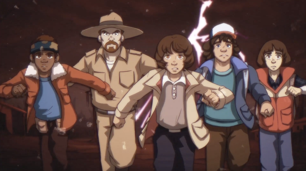 Si Stranger Things fuera caricatura Si Stranger Things fuera caricatura