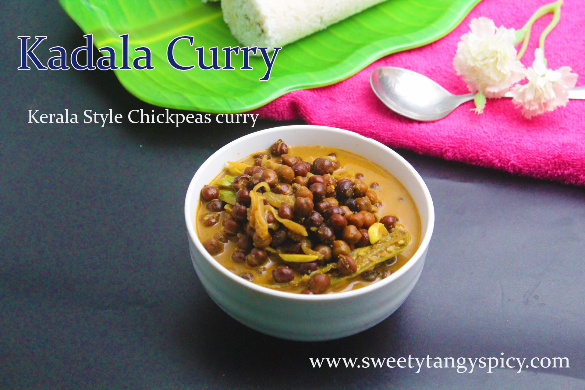 Kerala Kadala Curry With Step By Step Photos and Videos