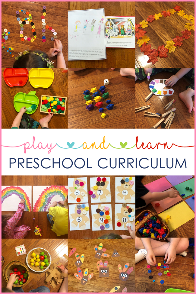 Play & Learn Preschool Curriculum | Lets Play.Learn.Grow