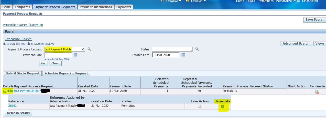 Oracle Application's Blog: How to void a payment batch in oracle ...