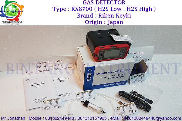 .: 081362449440 JUAL GAS DETECTOR RIKEN KEIKI RX 8700 , JUAL GAS ...