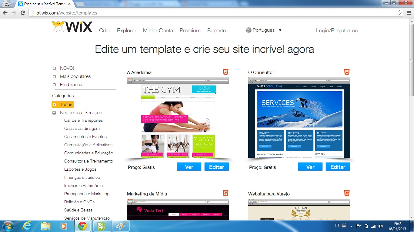 como criar um site profissional e grátis! | Guima Files