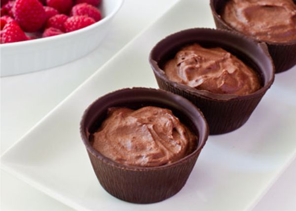 How To Make Raspberry Chocolate Cups | Food Recipes - Food Recipes