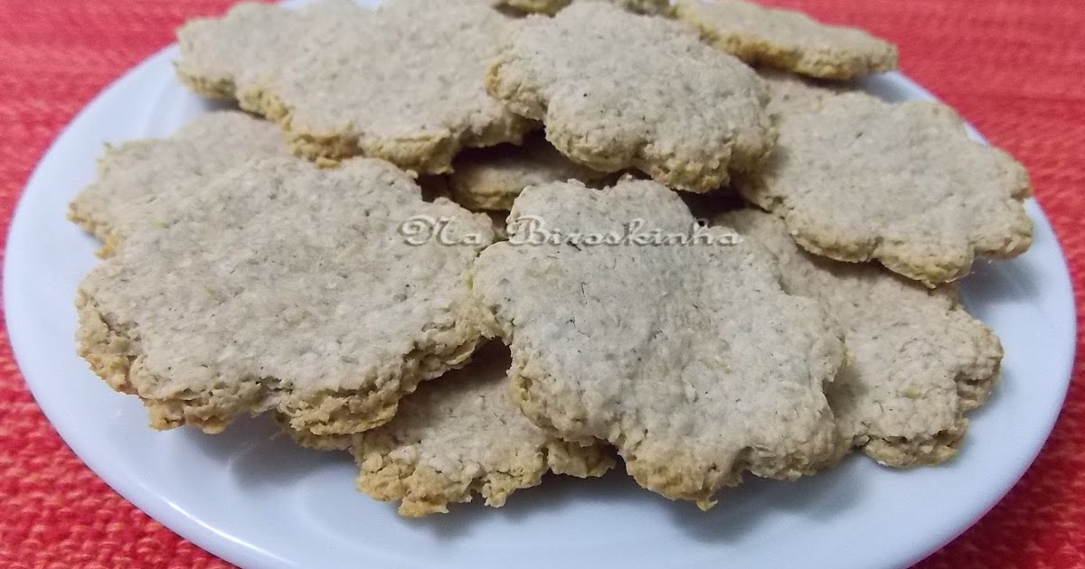 Biscoitos de Aveia - Na Biroskinha
