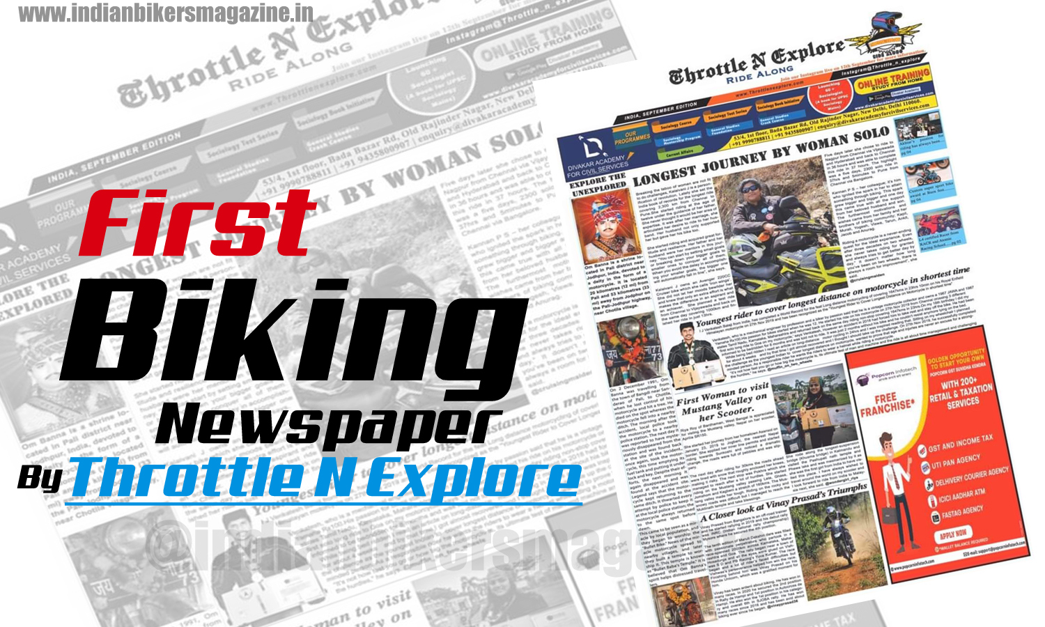 First Biking Newspaper In India By Throttle N Explore