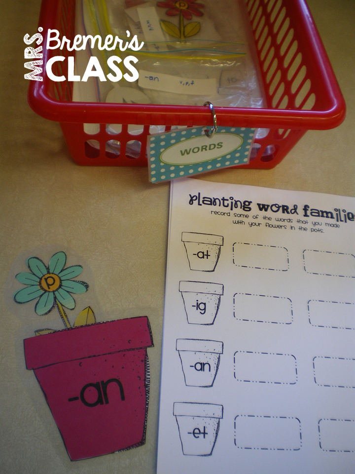 Spring Themed Literacy Centers for Kindergarten | Mrs. Bremer's Class