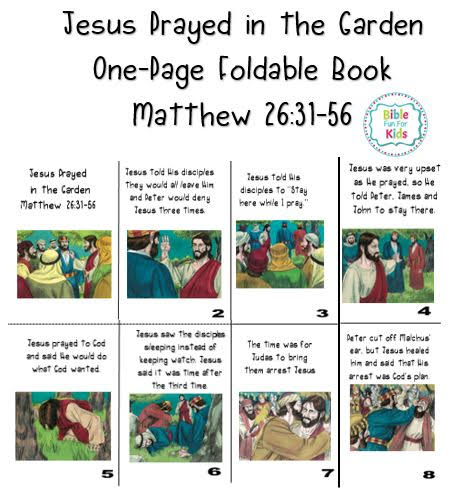 The Garden of Gethsemane | Bible Fun For Kids