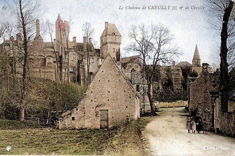 Creully (Creully sur Seulles) - La magnifique colorisation de Frédérick