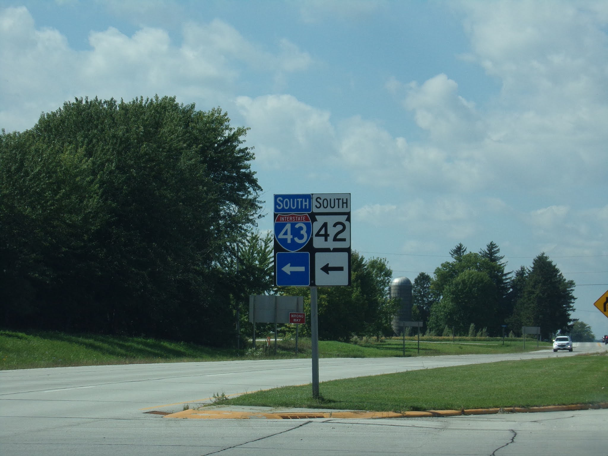 Wisconsin State Trunk Highway 42 in Manitowoc and Kewaunee Counties