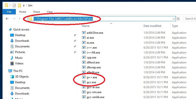 C development environment with gcc vim and radare2 in Windows 10 the ...