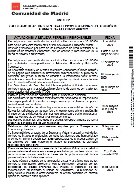 MATRICÚLATE EN LA ESCUELA PÚBLICA: 2020
