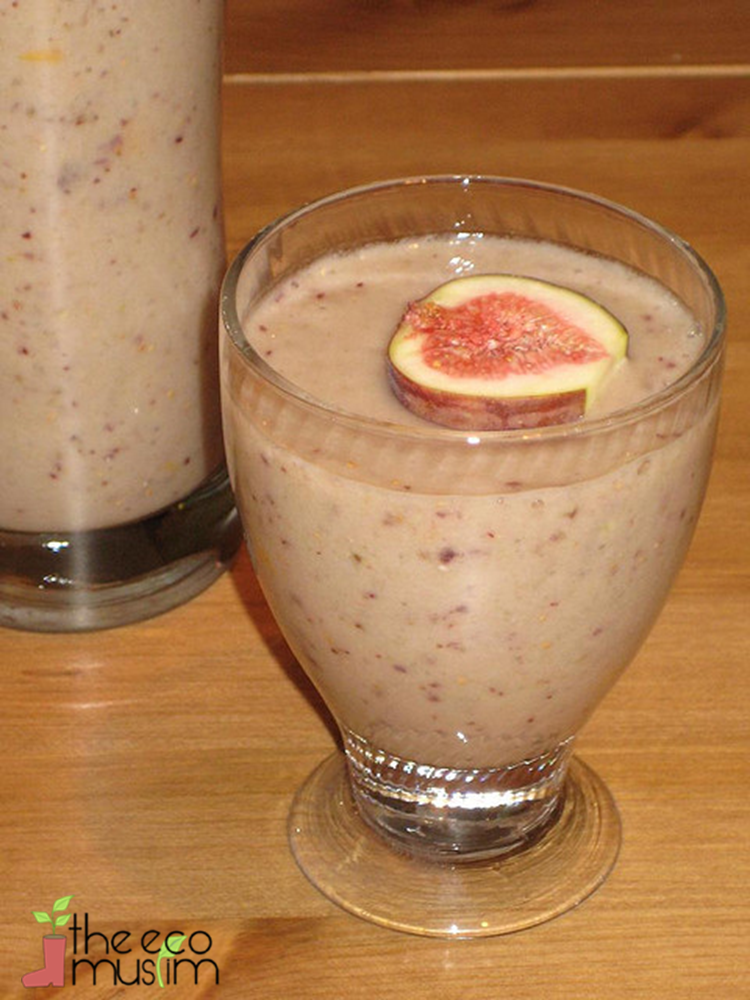 Yummy Fig Milkshake Recipe For Ramadan | @TheEcoMuslim