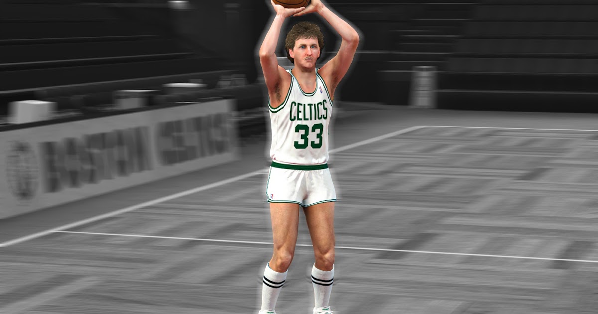 Larry Bird Cyberface and Body Model Rookie Version By Cheesyy [FOR 2K21]