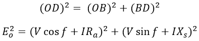 Synchronous Impedance or EMF Method for Finding Voltage Regulation