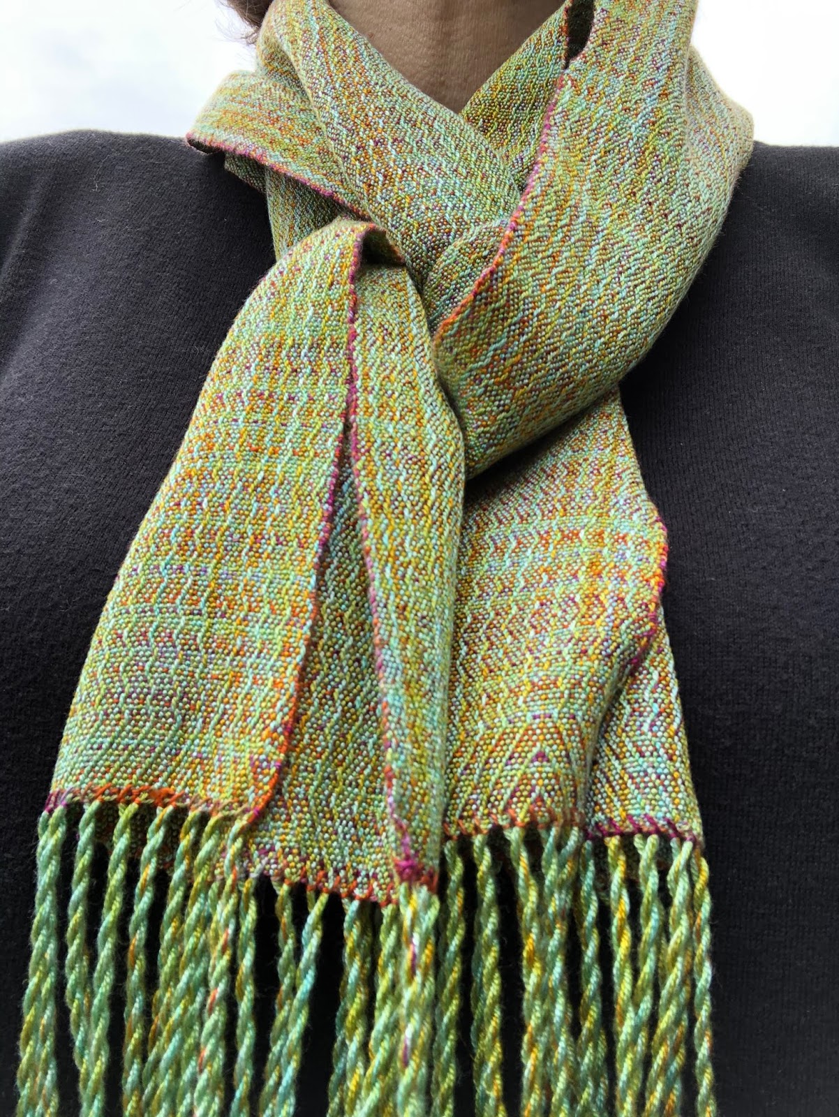 Weaving in the Foothills: Scarves, Scarves, Scarves