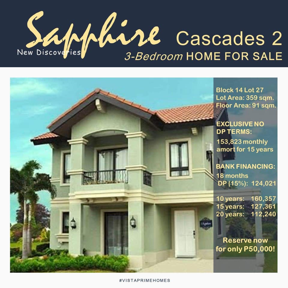 Amazing RFO: Vista Prime Homes