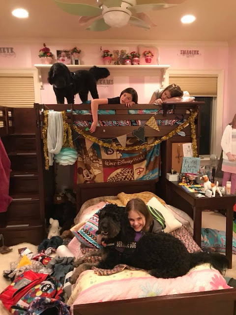 Homeschool Happenings: Slumber Party with a Service Dog