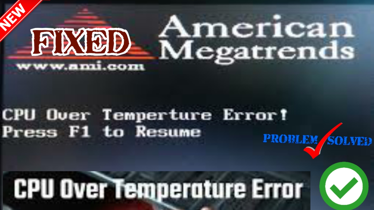 {100% fixed} cpu over temperature error (solved) - Tech2wire