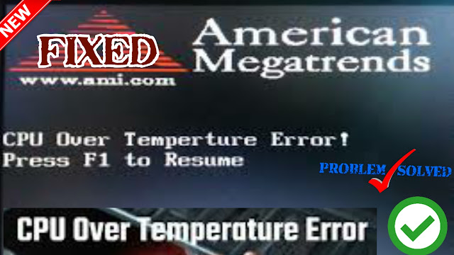 {100% fixed} cpu over temperature error (solved) - Tech2wire
