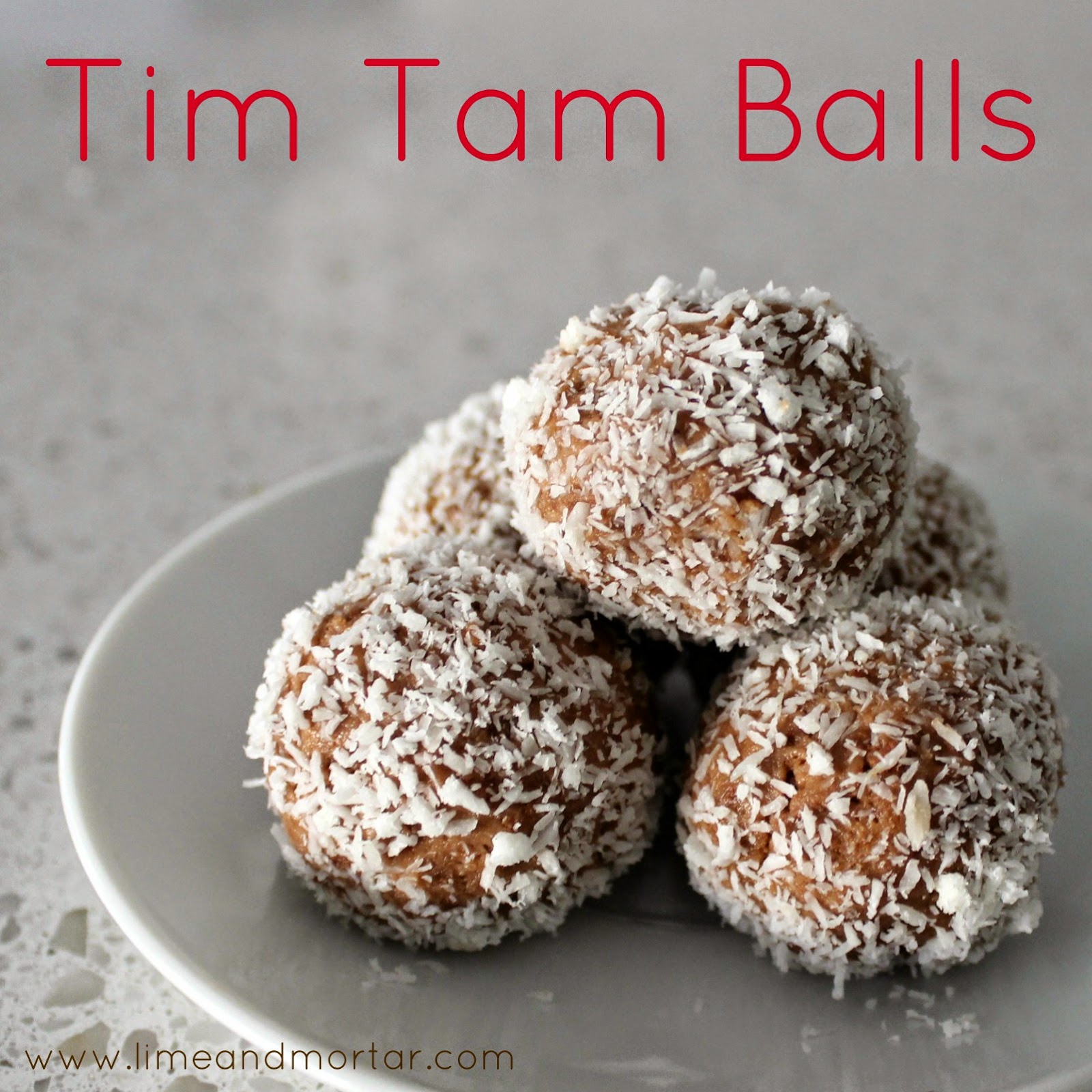 Lime & Mortar: Recipe: Tim Tam Balls