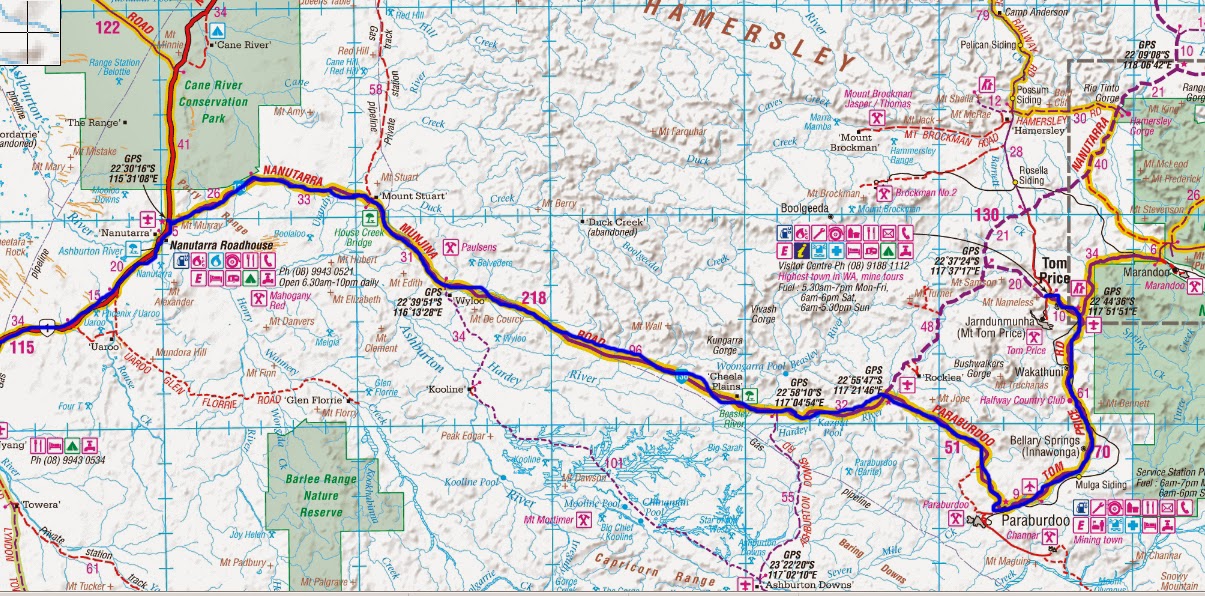 Living the Dream in Oz: Carnarvon to Tom Price (includes Quobba ...