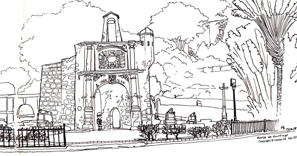 Sketchpacker Diaries: Sketching Melaka