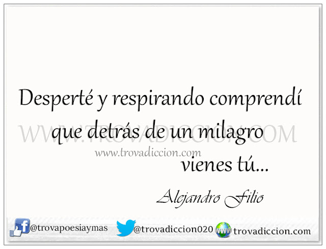 Vienes con el sol - Alejandro Filio