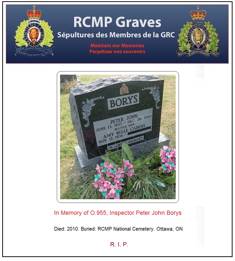 RCMP/GRC Grave Discovery & Information Website: www.rcmpgraves.com: In ...